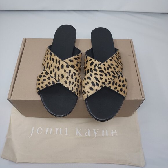 Jenni Kayne | Shoes | Jenni Kayne Pony Hair Crossover Slide Sandal ...